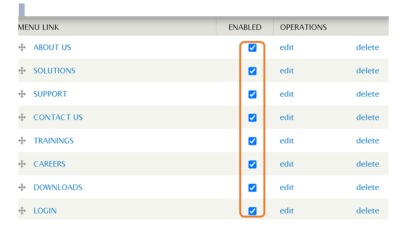 Infrasys, Inc. | Main menus